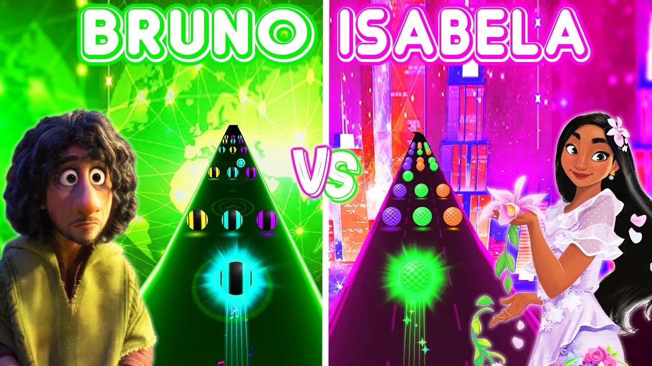 Encanto Bruno Vs Isabela But In Dancing Road EDM Rush! We Don't Talk ...