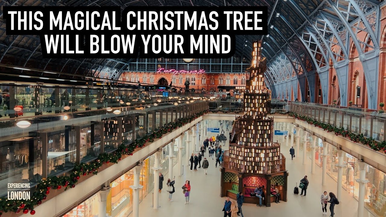 The Most MAGICAL Christmas Tree Appear in Kings Cross, London! London ...