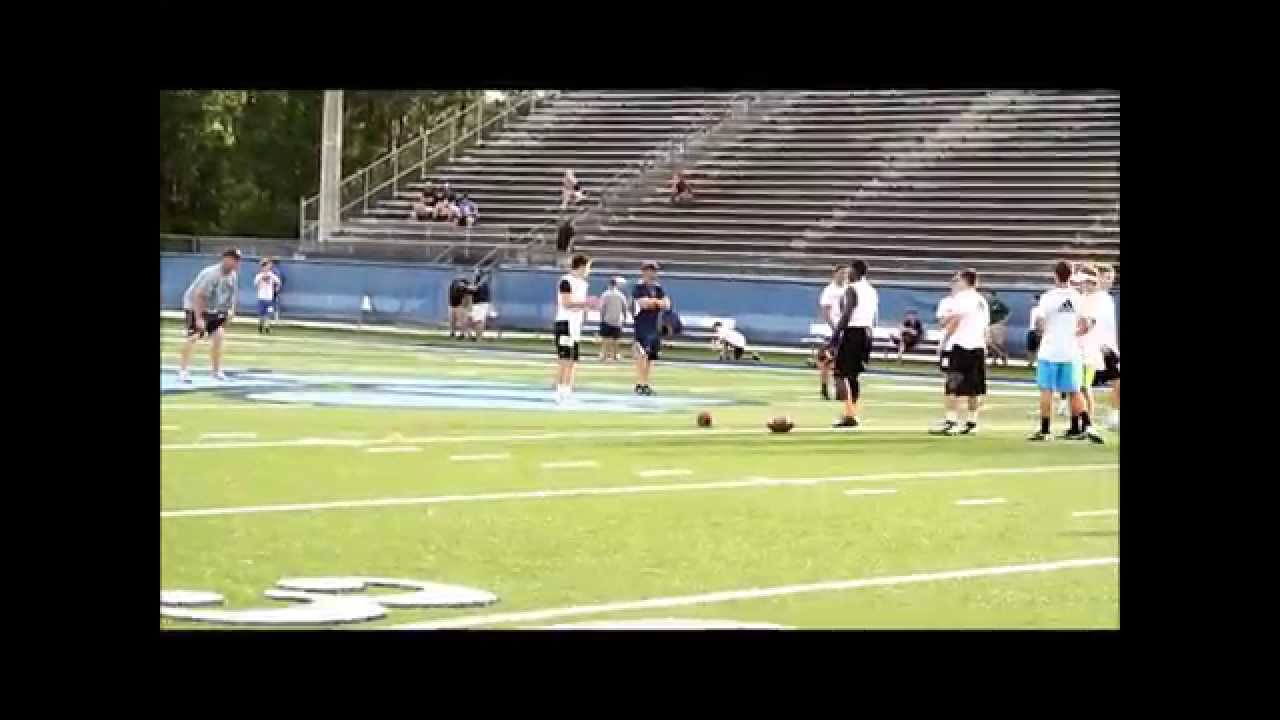 2017 QB Gonzo Georgia Southern Football Camp summer 2014 - YouTube