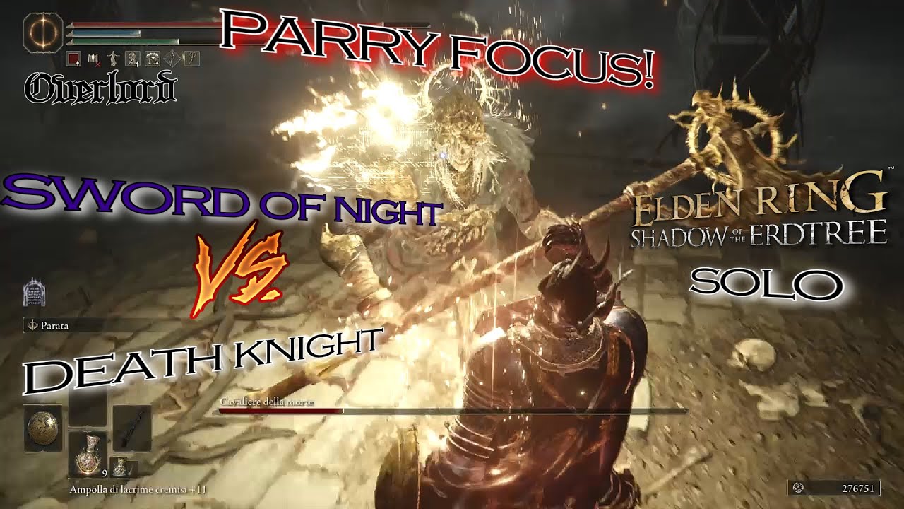 E.R. Shadow of the Erdtree - Death Knight (Parry focus!) solo Sword of ...