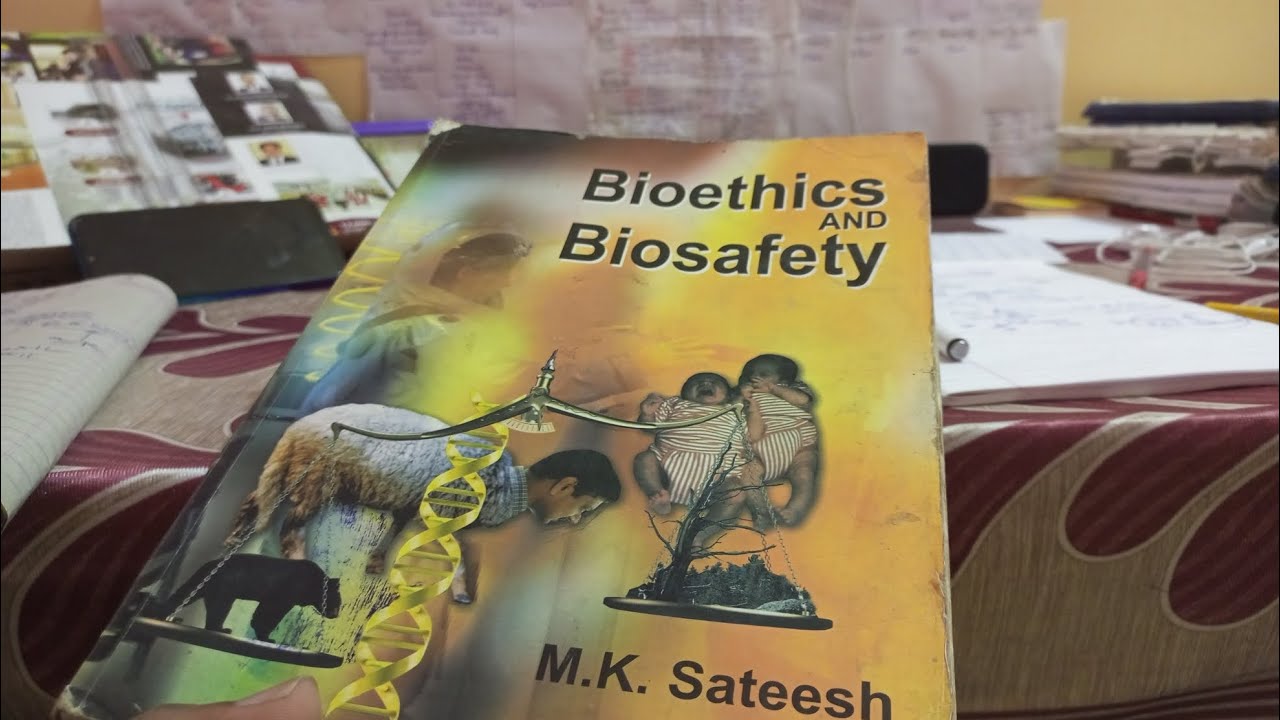 sharing interesting topic from book bioethics & biosafety by M.k. sateesh | Biotechnology. - YouTube