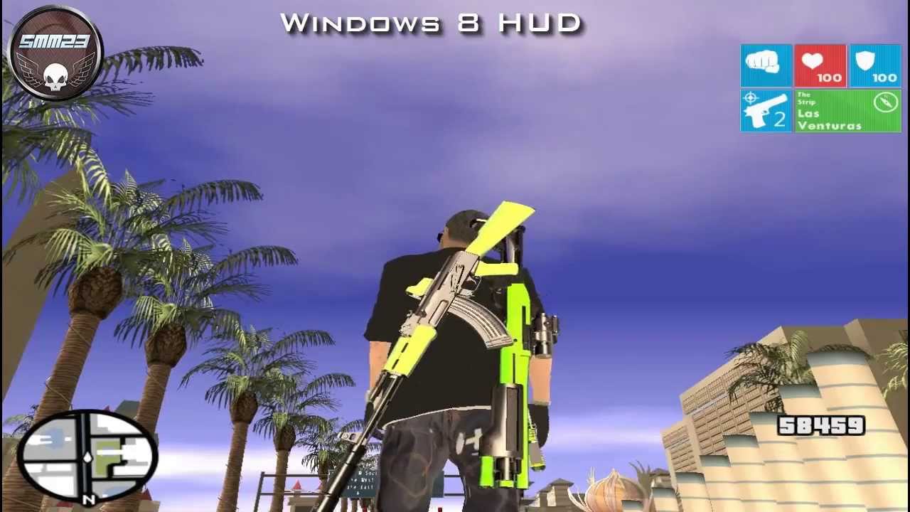 [SaMp Mod] Windows 8 HUD [DOWNLOAD] - SaMpMods23 - YouTube