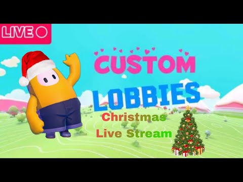 🔴Live: Fall Guys Christmas Customs Join Live With Viewers | Fall Guys ...