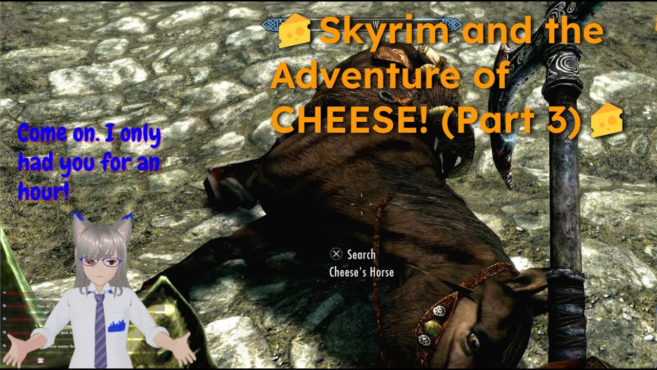 The Adventure of Cheese! Skyrim (Part 3) - YouTube