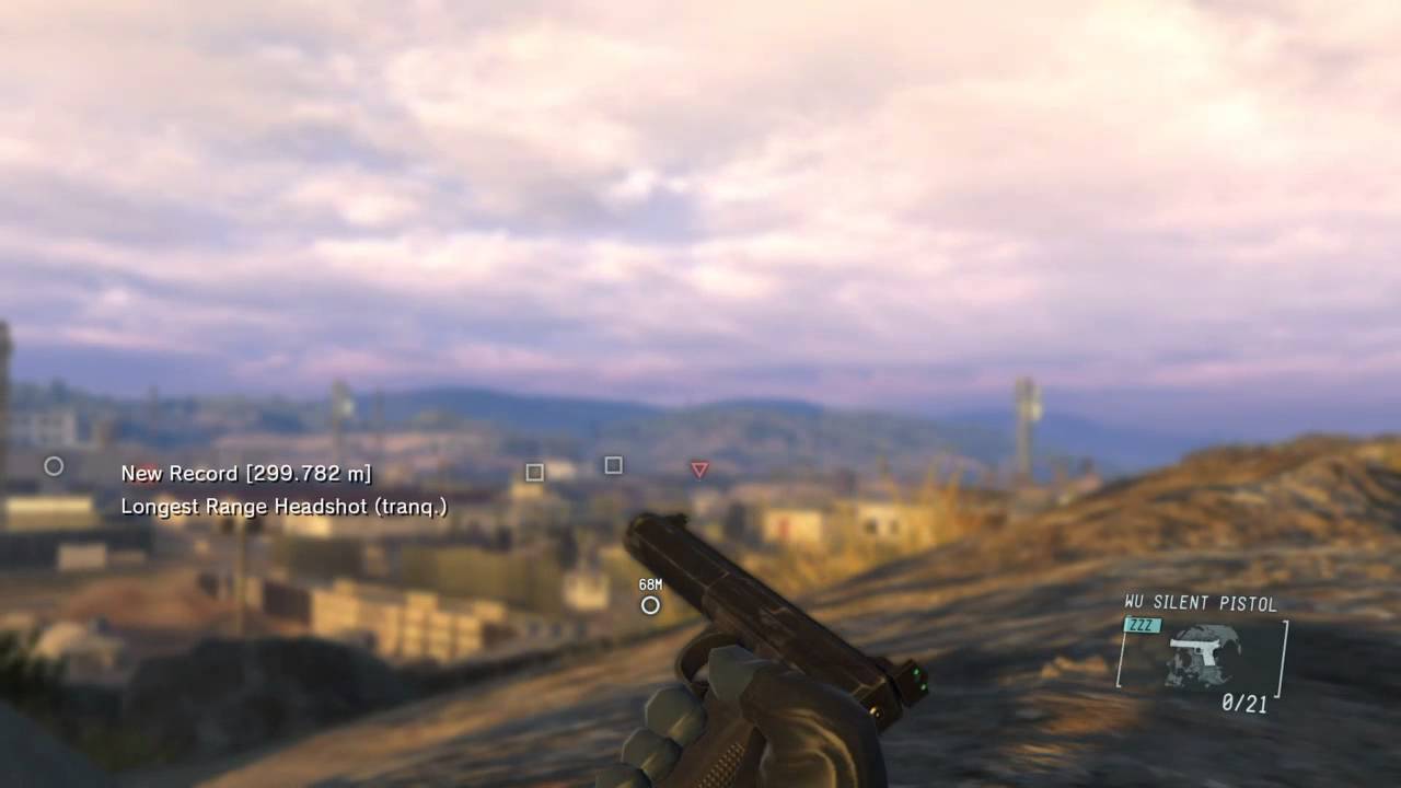 How to get Long range Headshot with Tranq in METAL GEAR SOLID V: GROUND ...