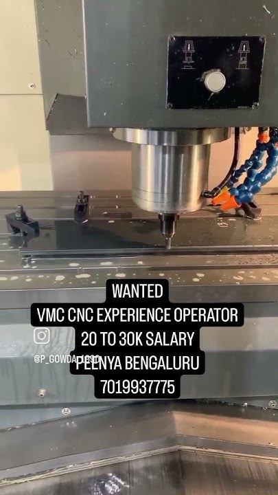 WANTED vmc cnc experience candidate 7019937775 #cnc #vmcoperating #cncmachine #automobile #vmc ...