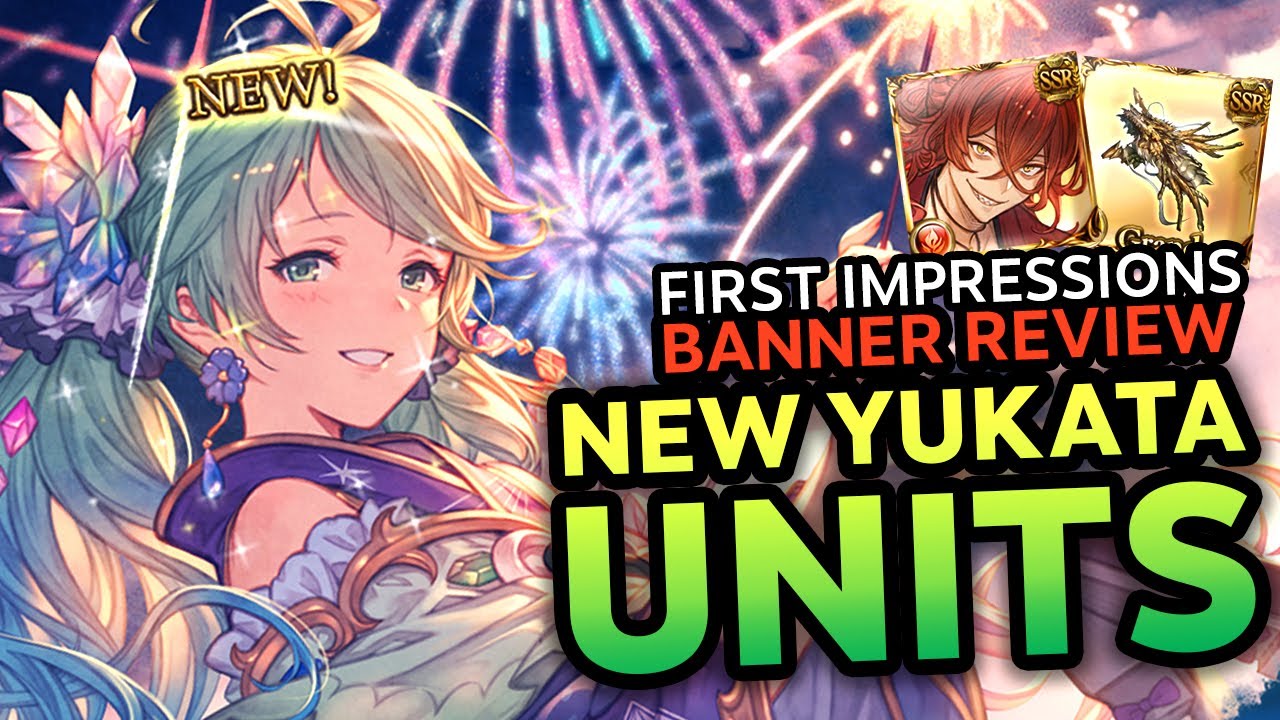 【GBF】 New Yukata De La Fille and Elmott | March Legfest pt. 2 Banner ...