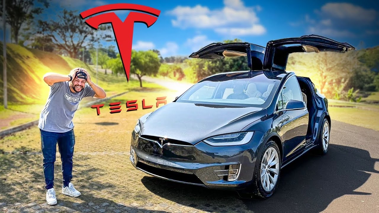PRIMEIRA VEZ QUE VI UM TESLA MODEL X 😳‹ Danilo Crespo › - YouTube