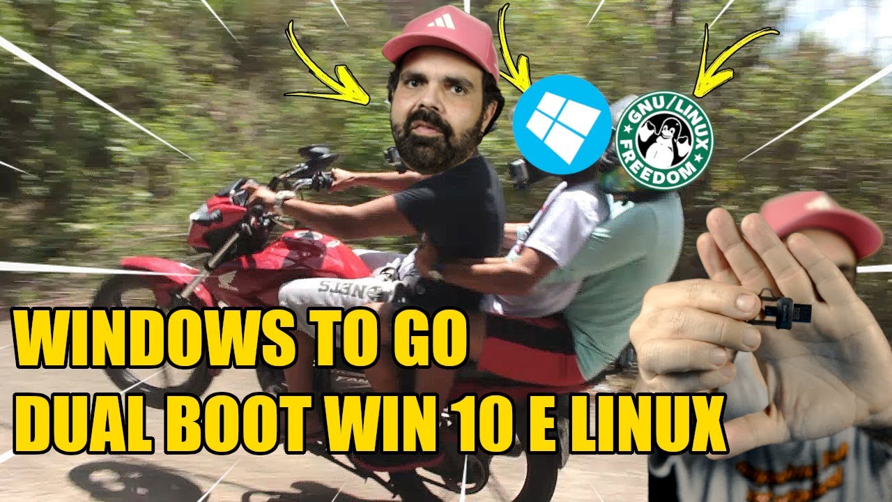 Windows 10 rodando direto do USB dual Boot Linux Part 2 - YouTube
