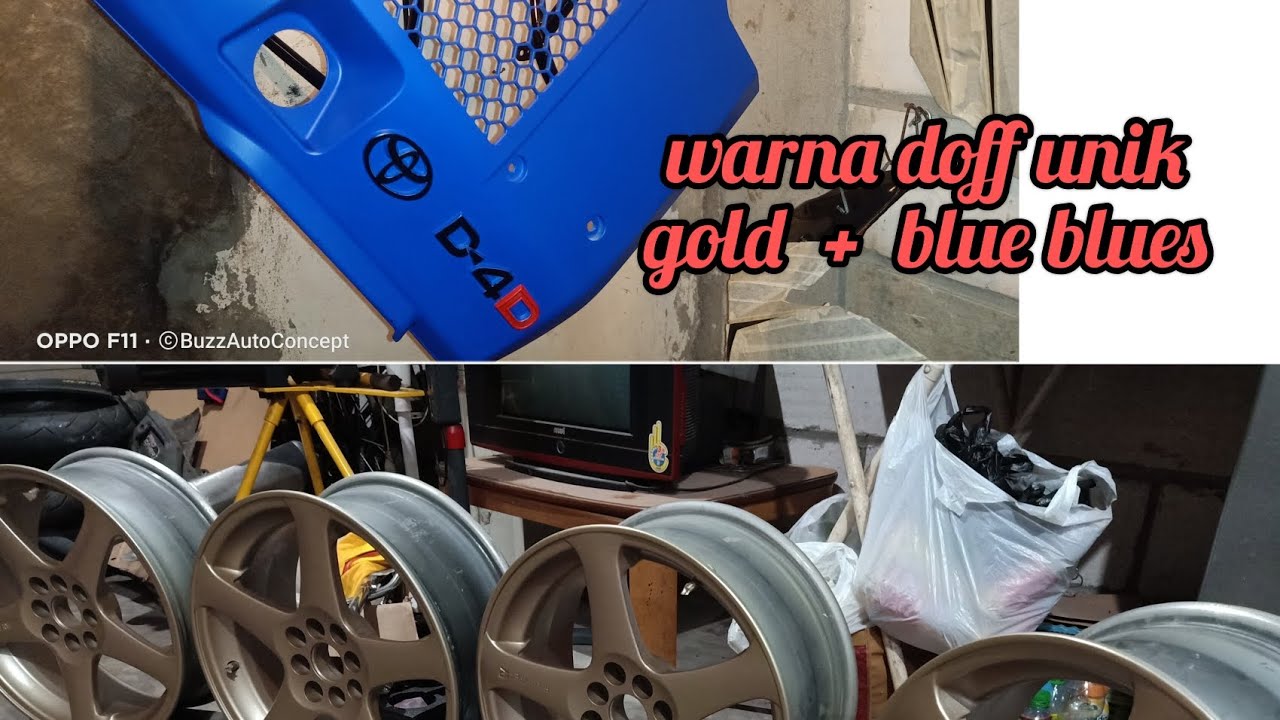 repaint warna doff keren di velg kijang n cover mesin fortuner ...