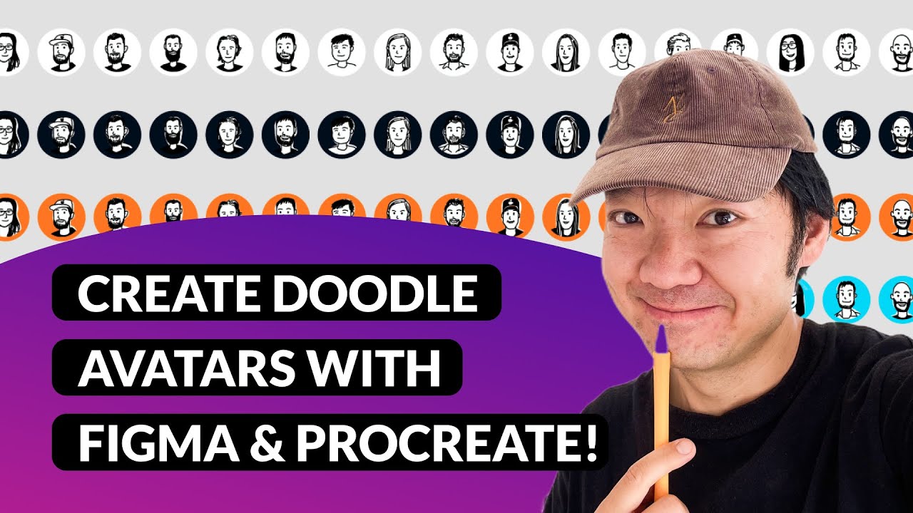 Doodle Avatars! Create avatars with Figma and Procreate - YouTube