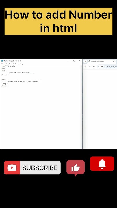 How to add number in html🚀🚀🚀🚀 #freefire #formatting #htmltags #free # ...