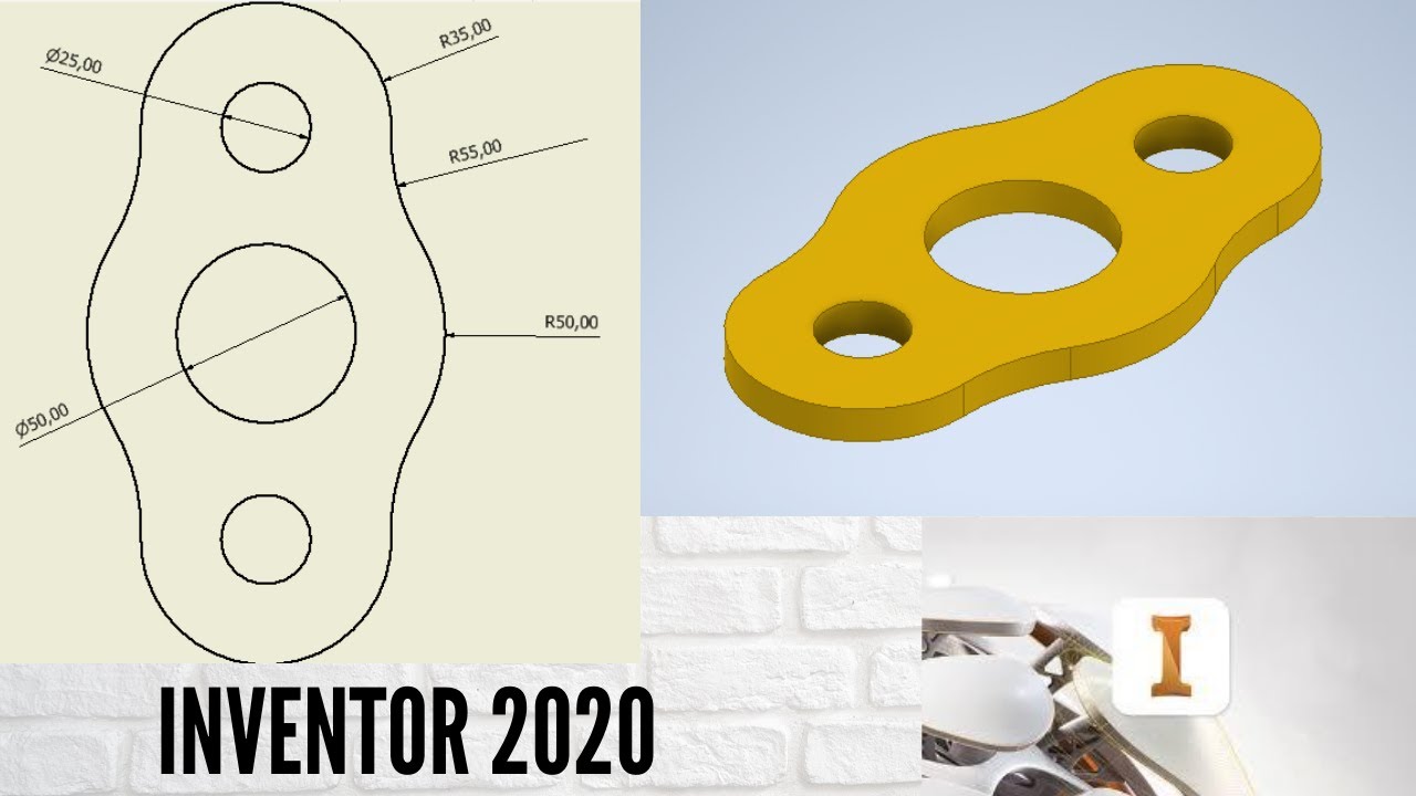Autodesk Inventor 2020 tutorial español para principiantes. Inventor ...