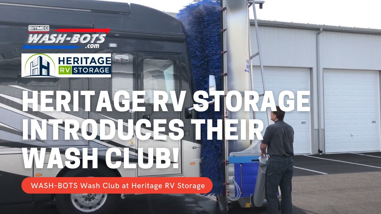 RV Storage Wash-Bots RV WASH! - YouTube