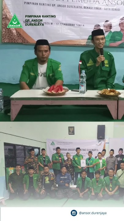 Musyawarah Anggota Ranting GP. Ansor Durenjaya. Satu visi, satu tujuan! #AnsorDurenjaya #NU # ...