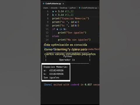 Explorando el Operador 'is' en #python: Comprendiendo la Comparación de ...