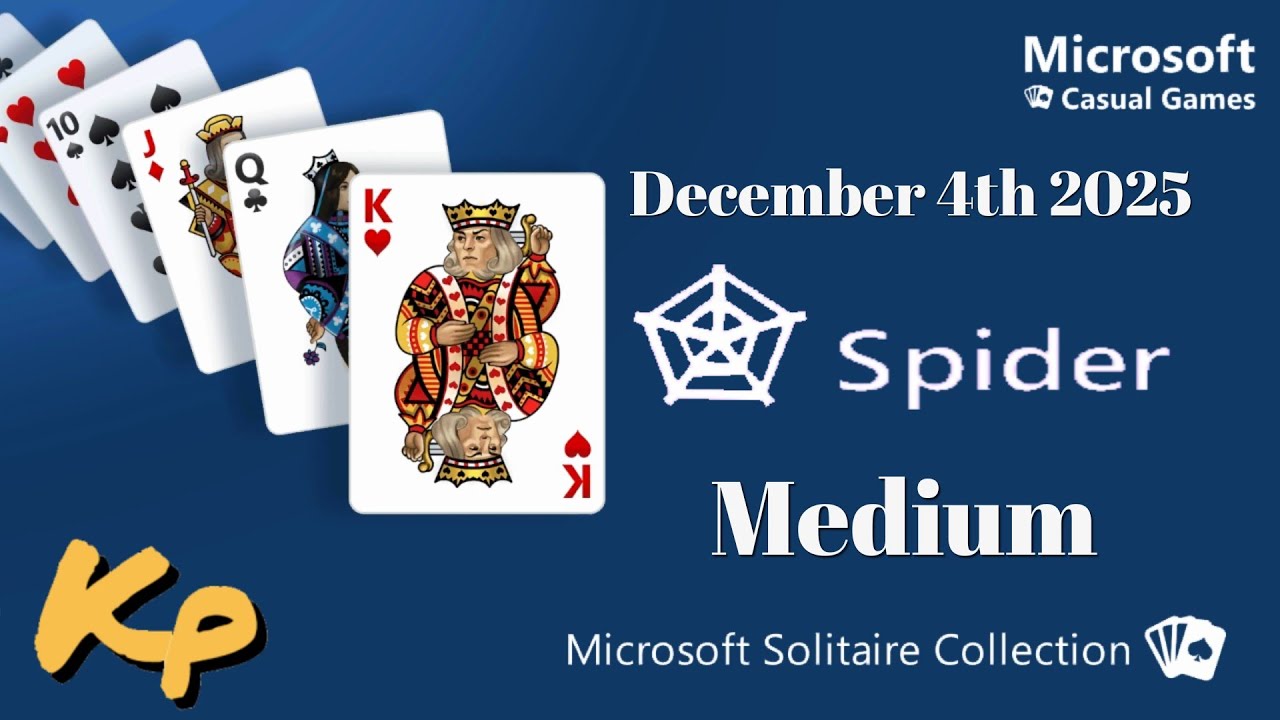 Microsoft Solitaire Collection - Daily Challenge - Spider Medium ...
