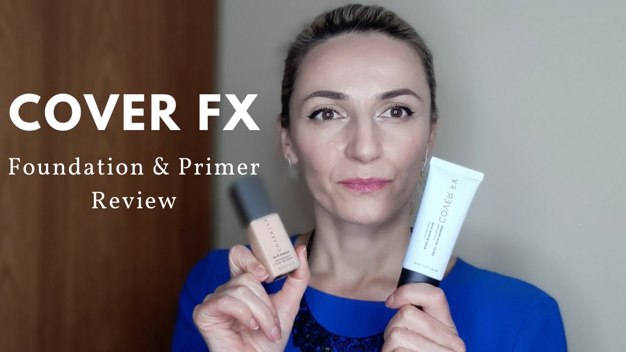 Cover FX Power Play Foundation & Dewy Skin Primer Review - YouTube