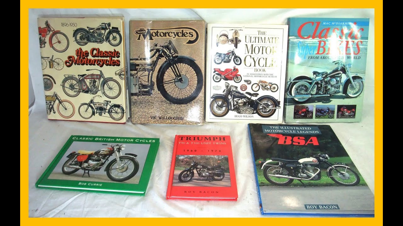 Classic Motorcycle Bike Hardback Illustrated Book Collection Joblot ...