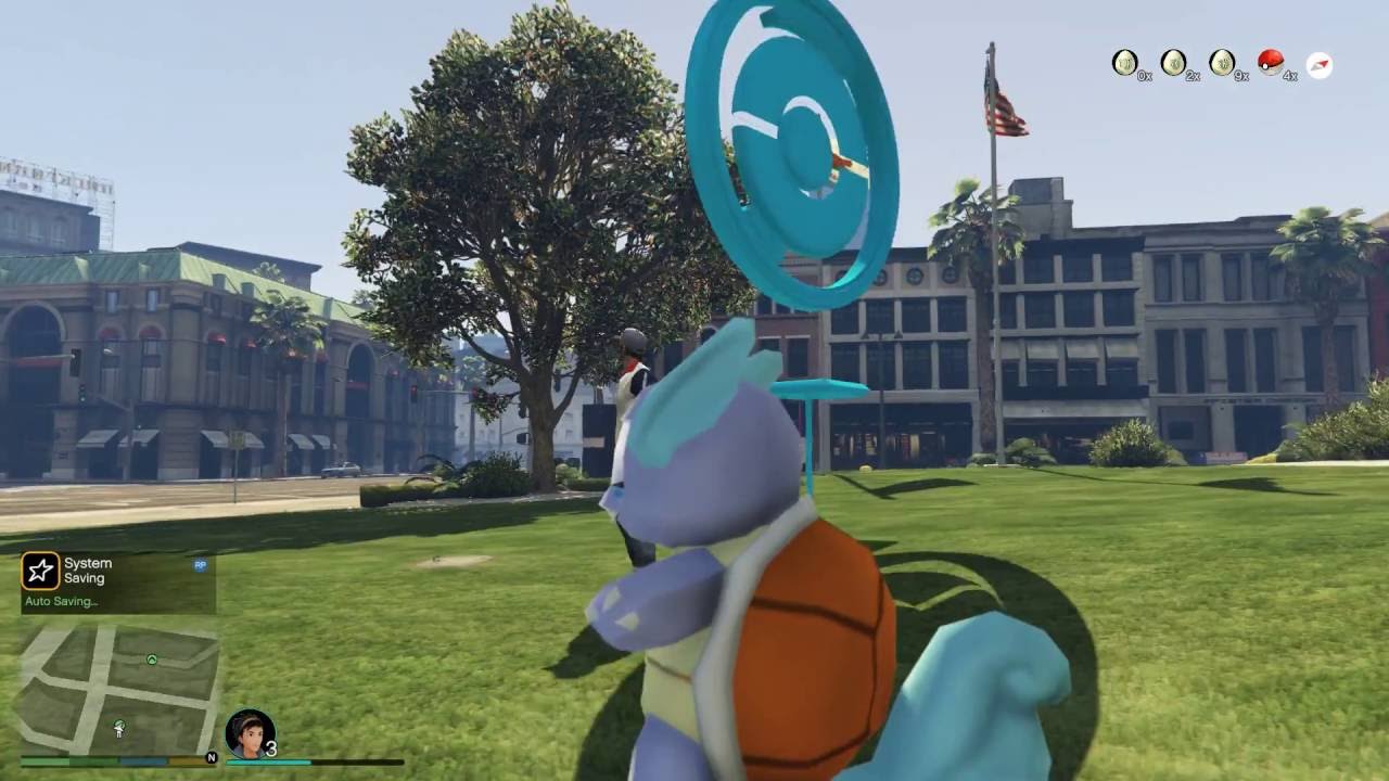 Pokémon GO [Покемон Го]. Модификация для GTA 5. - YouTube