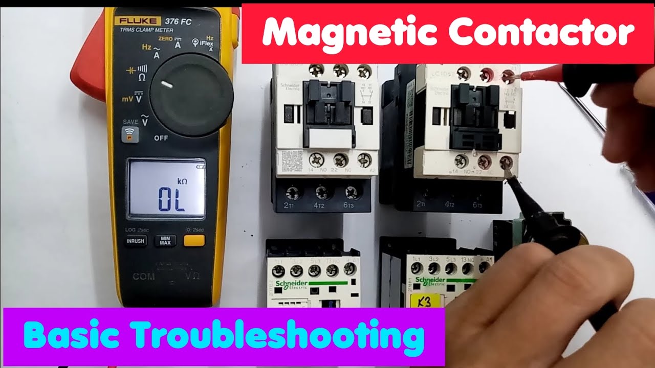 Magnetic contactor basic Troubleshooting #magneticcontactor - YouTube