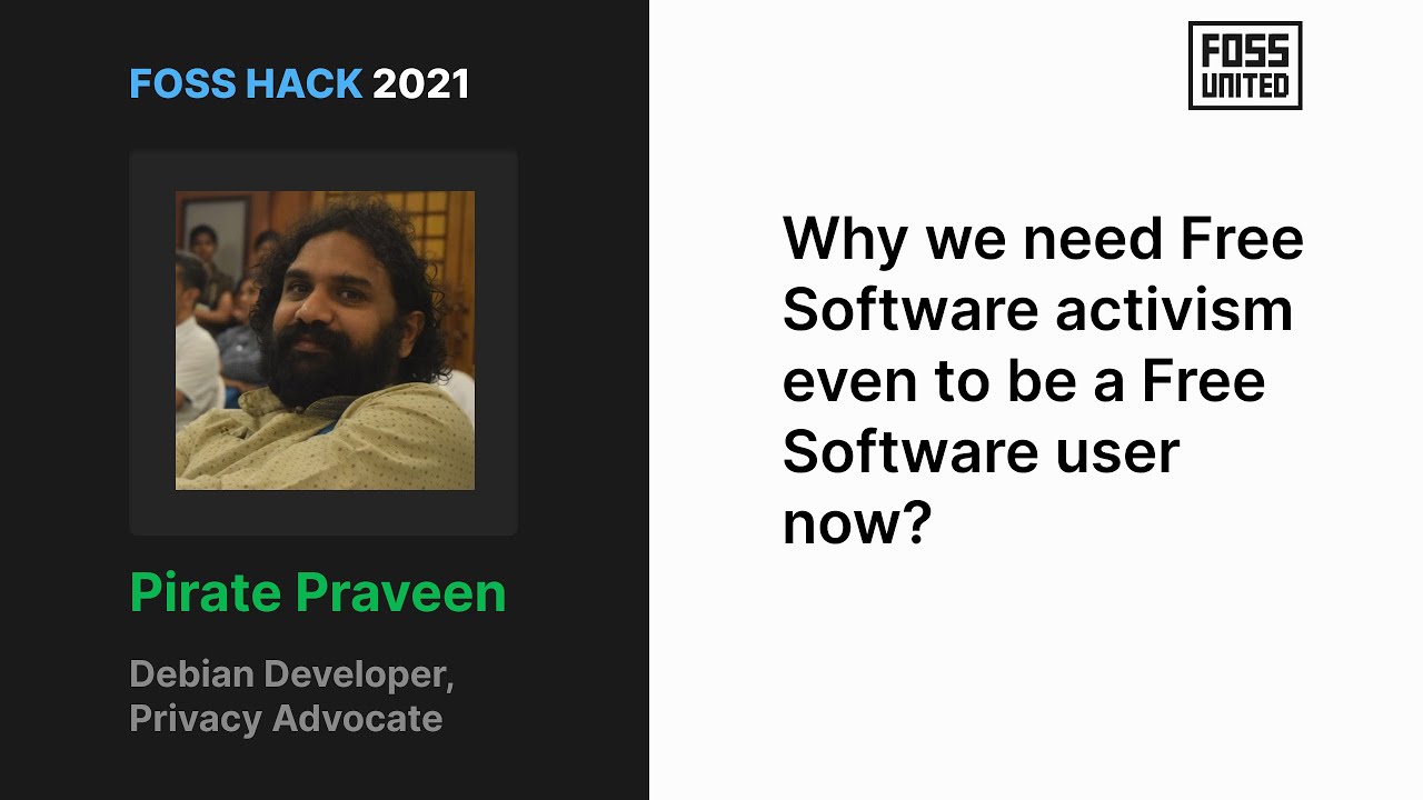 Why we need Free Software activism even to be a Free Software user now ...