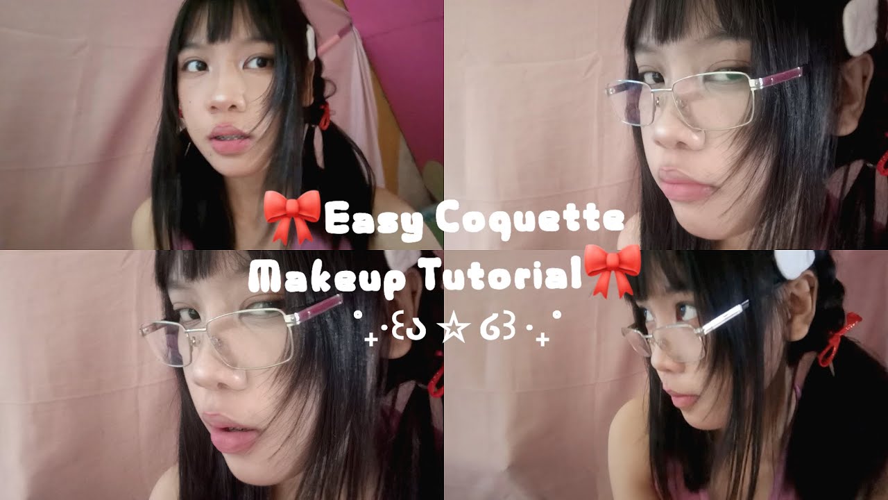 soft coquette makeup tutorial🧸🎀 - YouTube