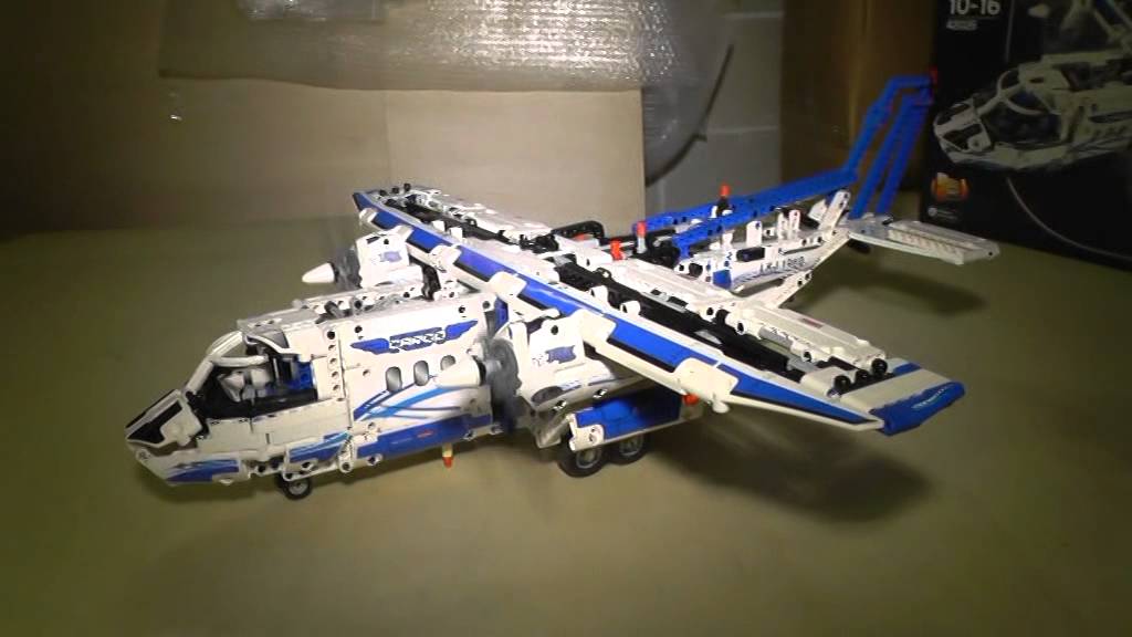 Lego technic 42025 cargo plane modified - YouTube