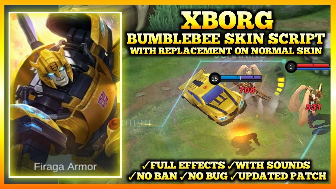 Xborg Bumblebee Skin Script | No Password + Full Effects | Ikigai Plays ...