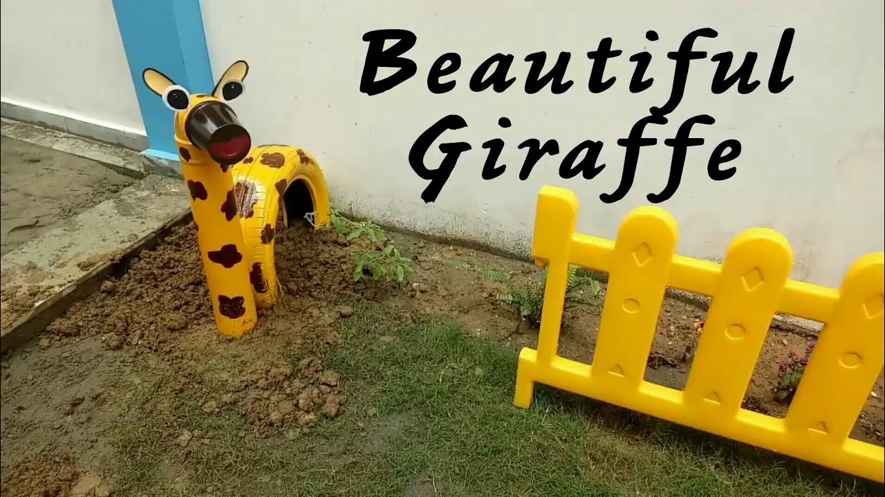 Made Giraffe For Play School - YouTube