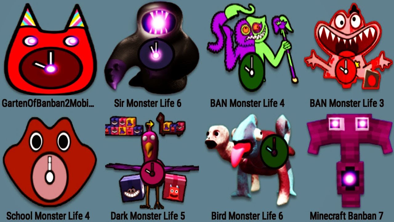 BAN Monster Life 6, Garten Of Banban 2Mobile, BAN Monster Life 4 ...