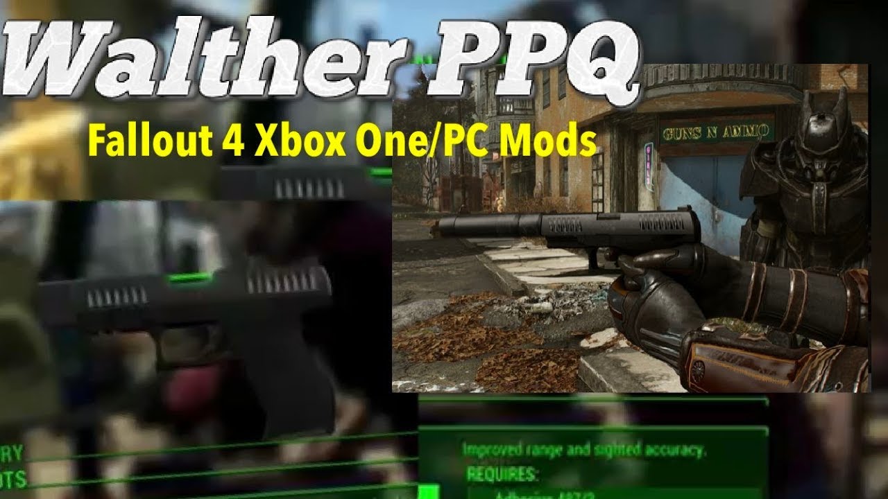 Walther PPQ Fallout 4 Xbox One/PC Mods - YouTube