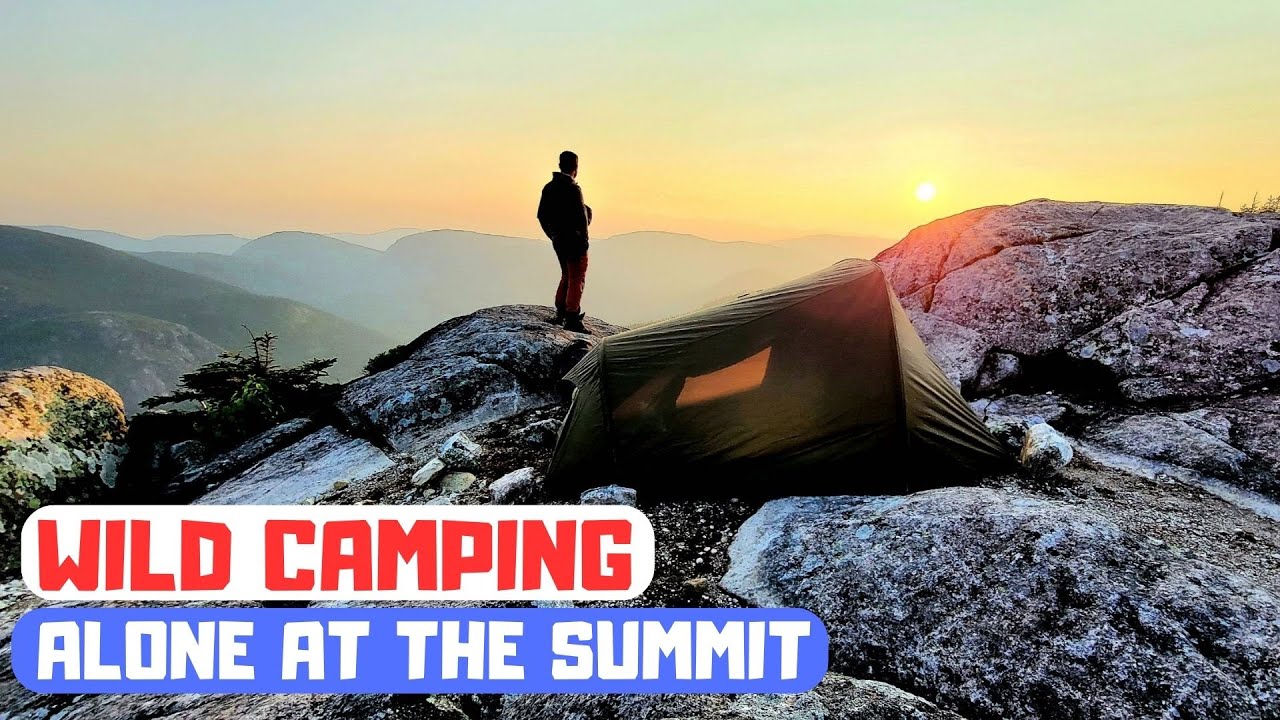 WILD CAMPING IN THE MOUNTAINS | SOLO BACKPACKING | QUEBEC | CANADA ...