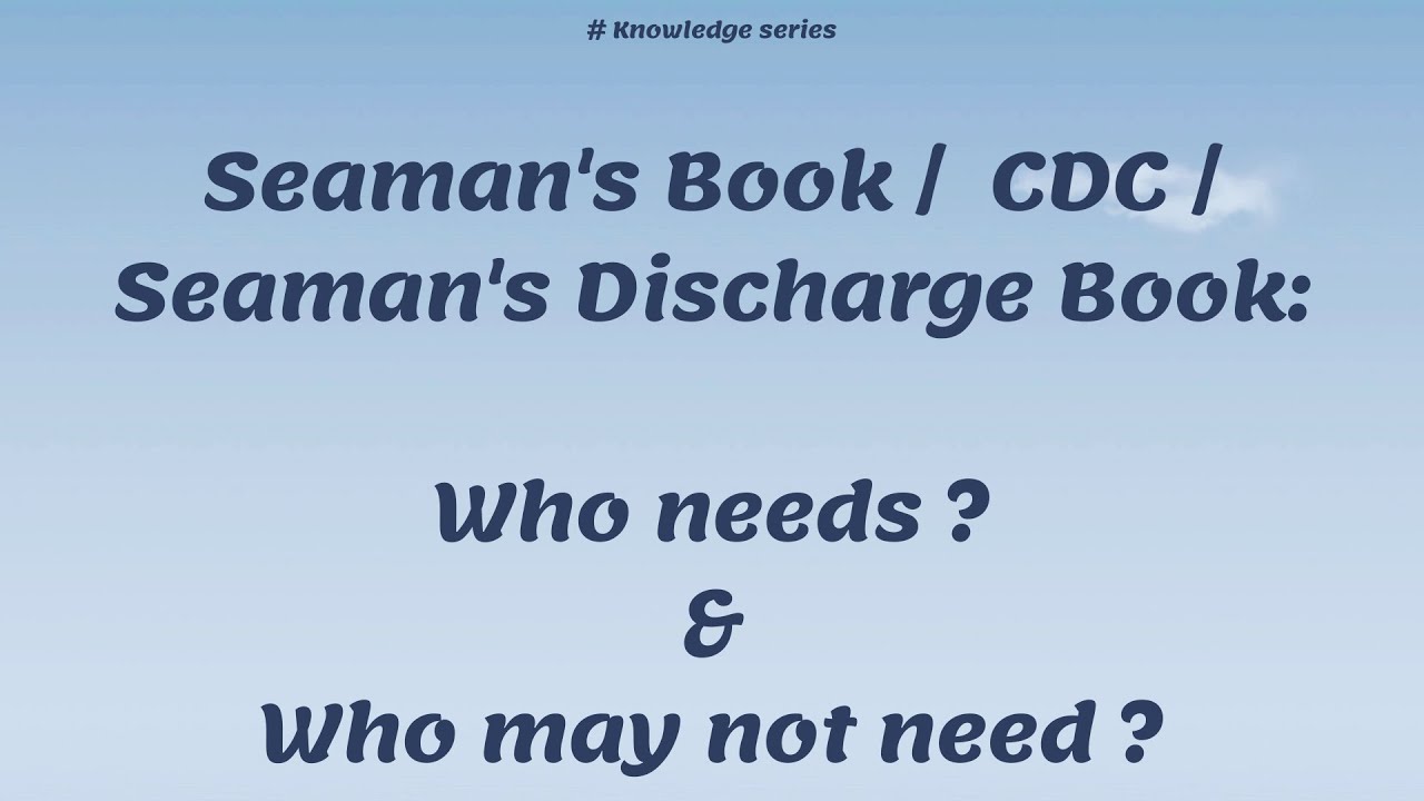 All you need to know about #seamanbook | EXPLAINED : Who may need a ...