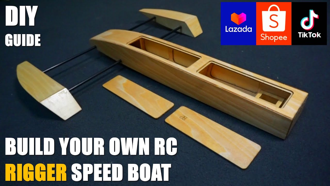 DIY Rigger RC Boat: Build Your Own RC Boat from Shopee, Lazada, and ...
