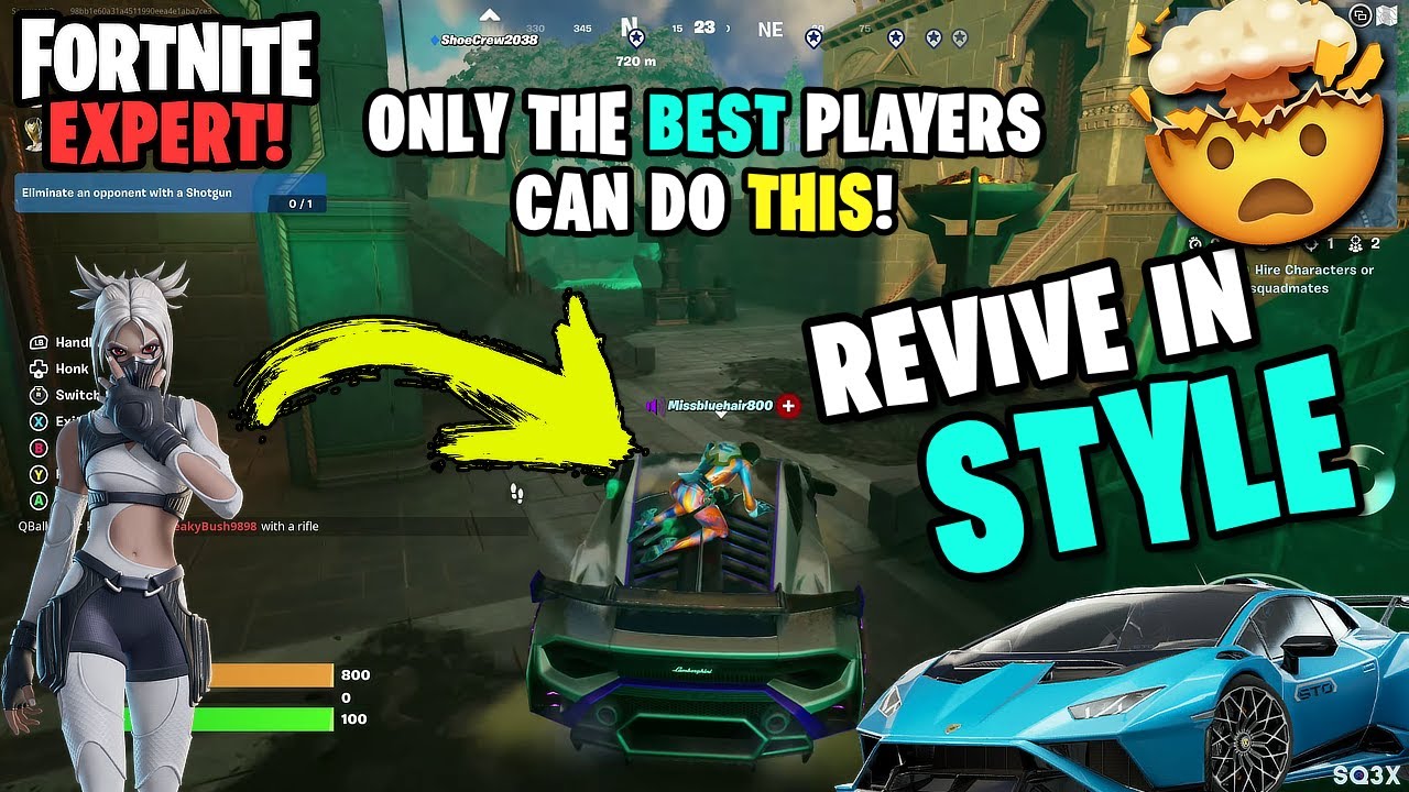 FORTNITE - REVIVE YOUR TEAMMATES IN STYLE 🤯🔥🤣 TRY THIS! - YouTube