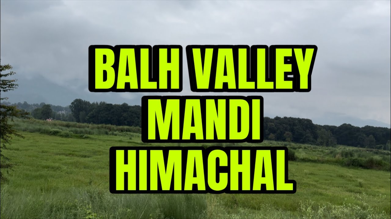VLOG:30 || BALH VALLEY MANDI HIMACHAL || #travel #himachalpradesh - YouTube