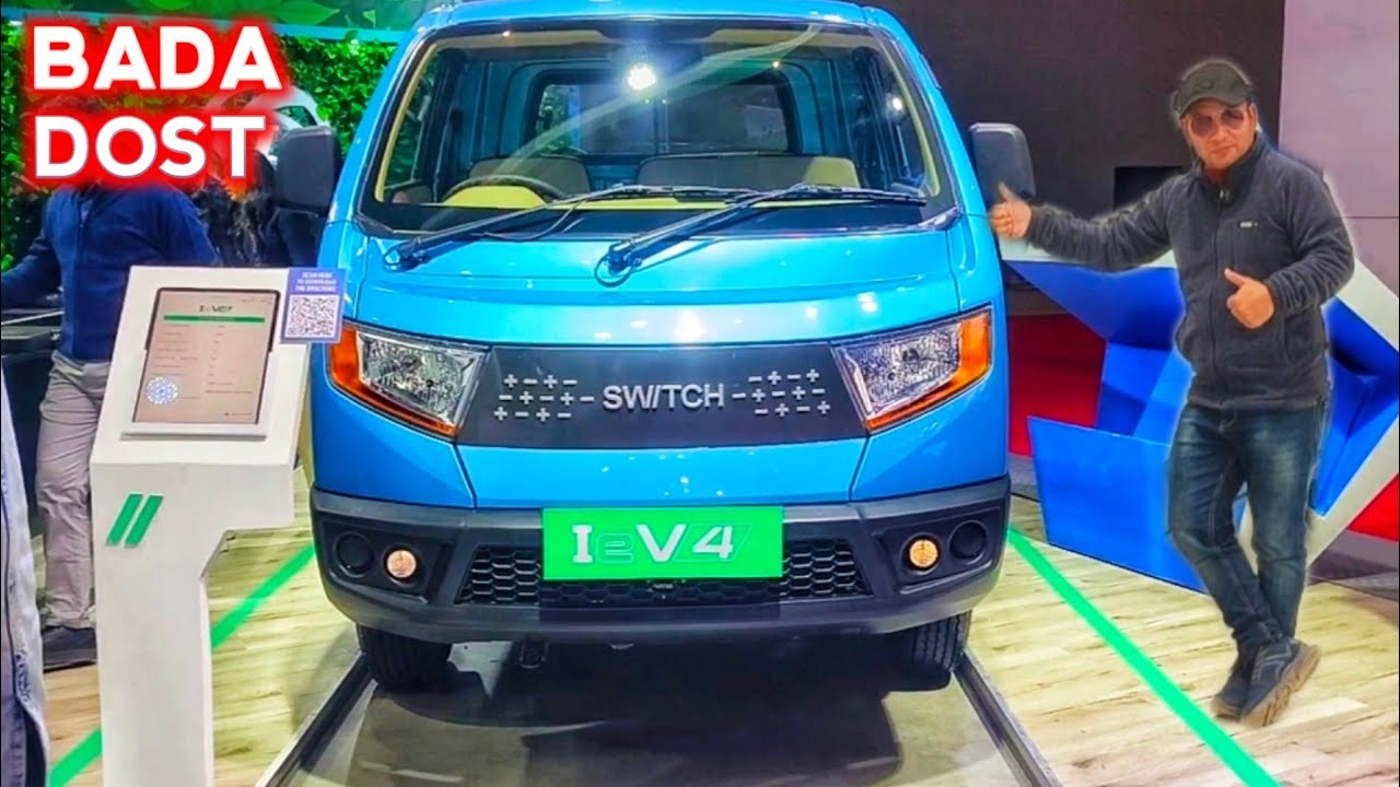 SWITCH MOBILITY IeV4 ELECTRIC TRUCK 2024 REVIEW : ASHOK LEYLAND & SWICH ...