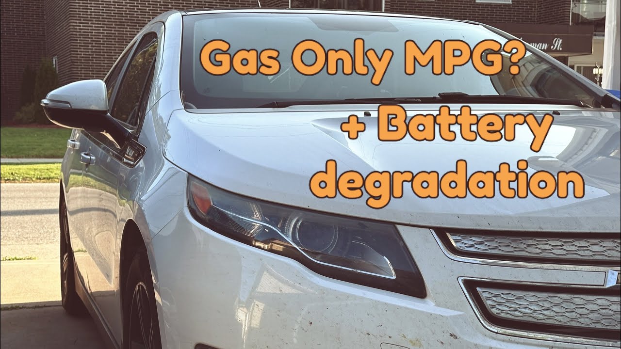 2012 Chevrolet Volt (Gas Only) MPG L/100kms - YouTube