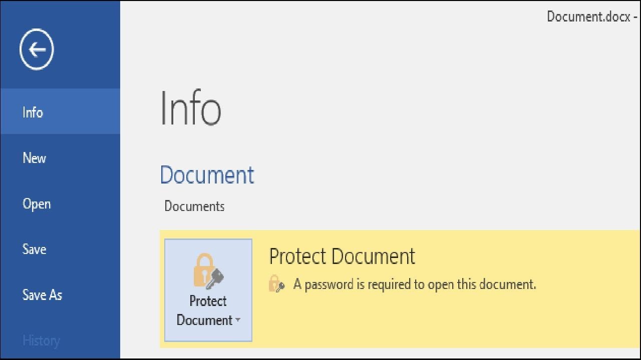 How To Password Protect Documents And PDFs With Microsoft Office YouTube How To Password Protect Documents And PDFs With Microsoft Office YouTube