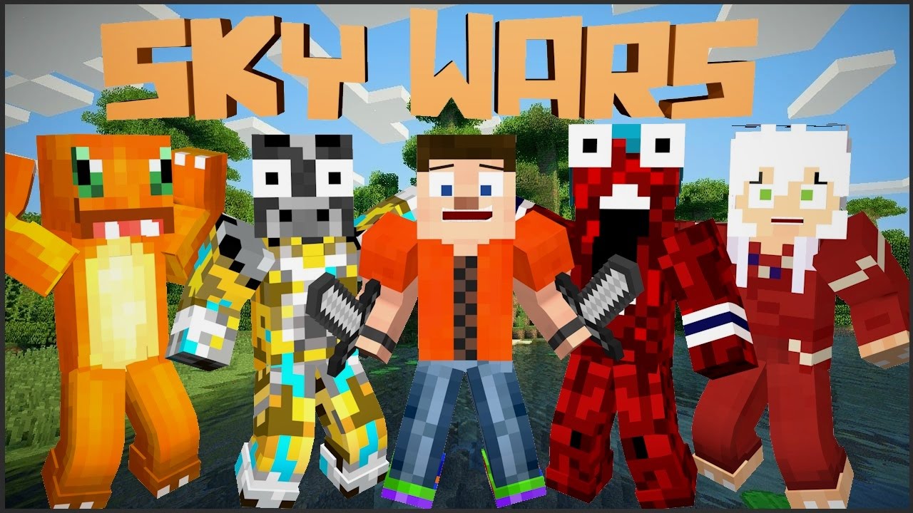 Con OllieGamerz, bboymoreno92, Exidax y GangstaZomber - Sky Wars (Lo ...