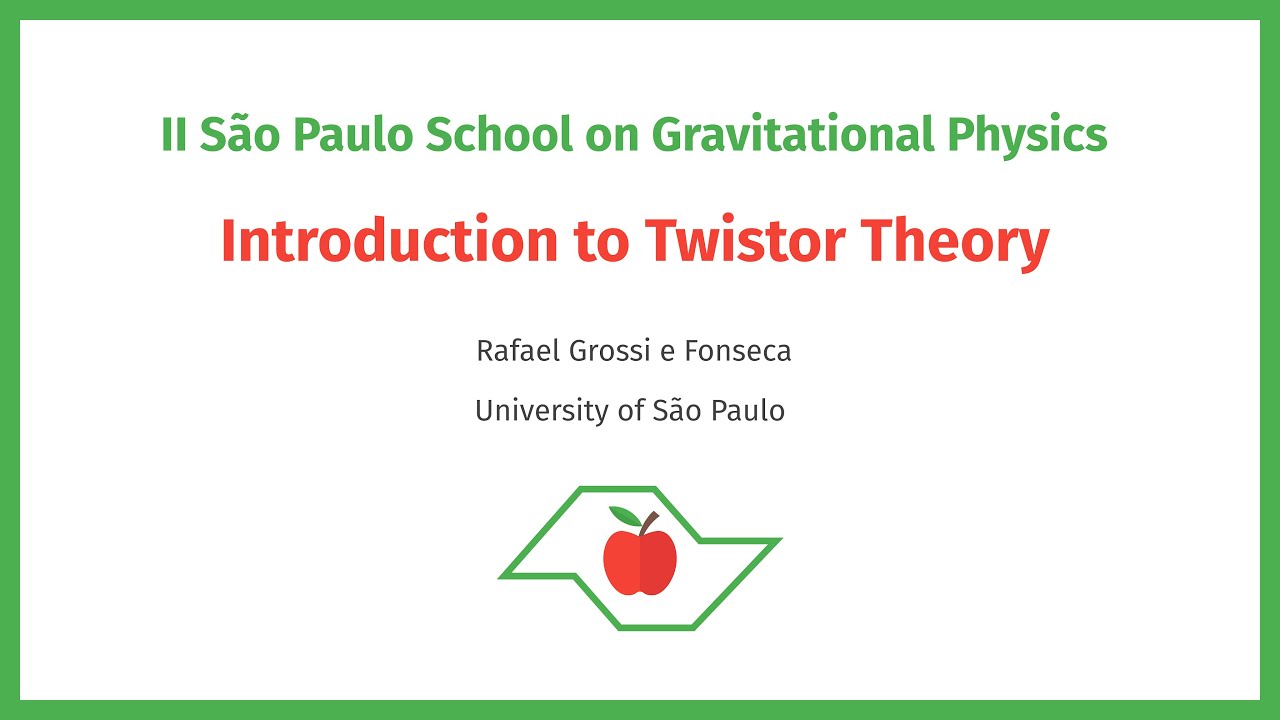 Introduction to Twistor Theory — Lecture 1/5 - YouTube