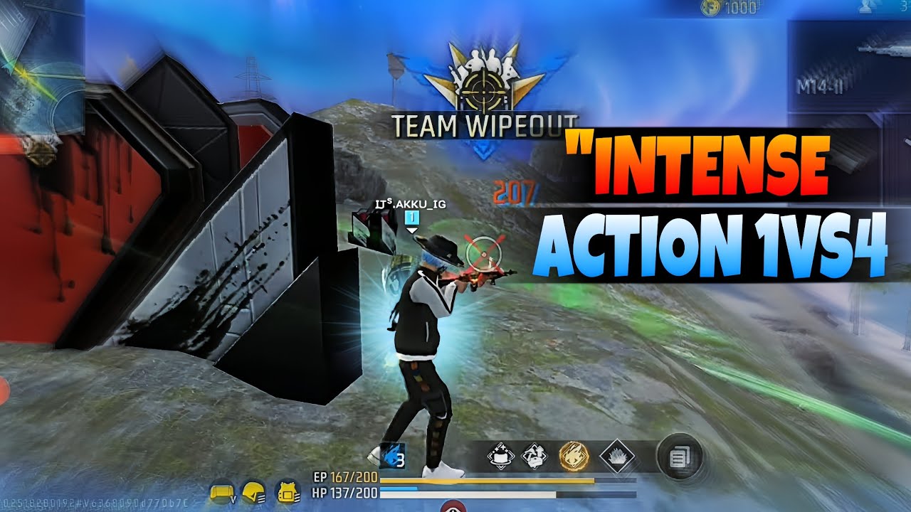 1vs4 Br Ranked Killer Akku Gaming 🔥😱 - YouTube