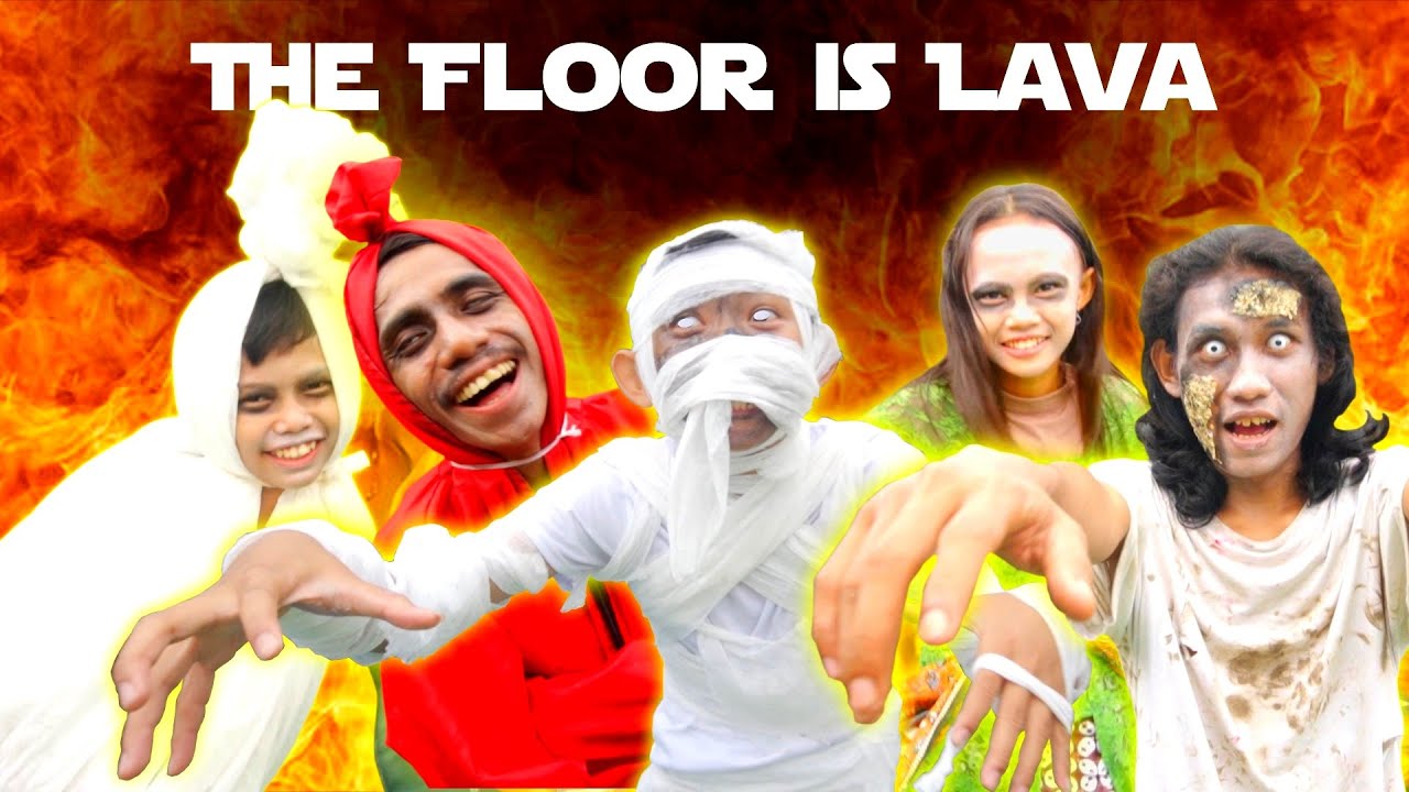 THE FLOOR IS LAVA HANTU | TANTANGAN LANTAINYA ADALAH LAVA | Princess ...