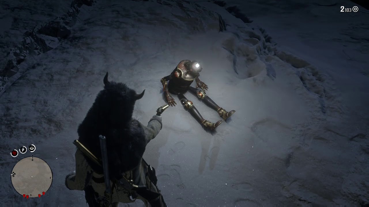 Red Dead Redemption 2 Putting Down Murderous Robot Easter Egg - YouTube