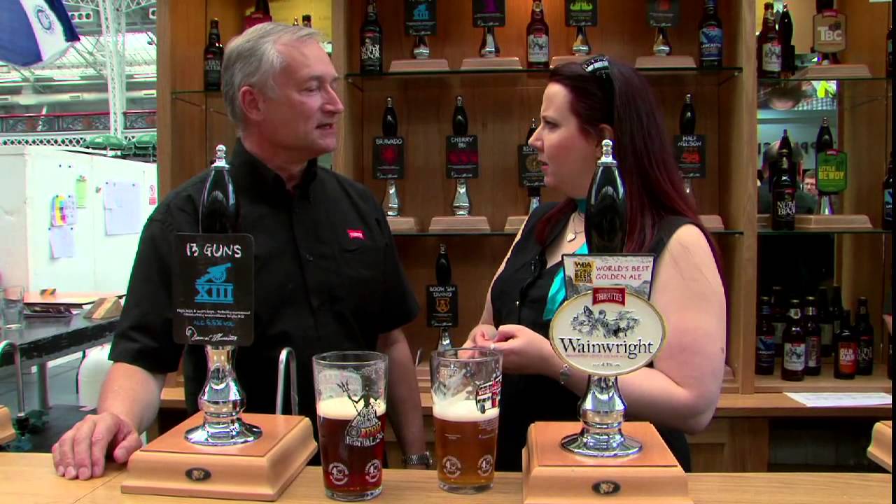 Real Ale tasting with Thwaites at the Great British Beer Festival - YouTube