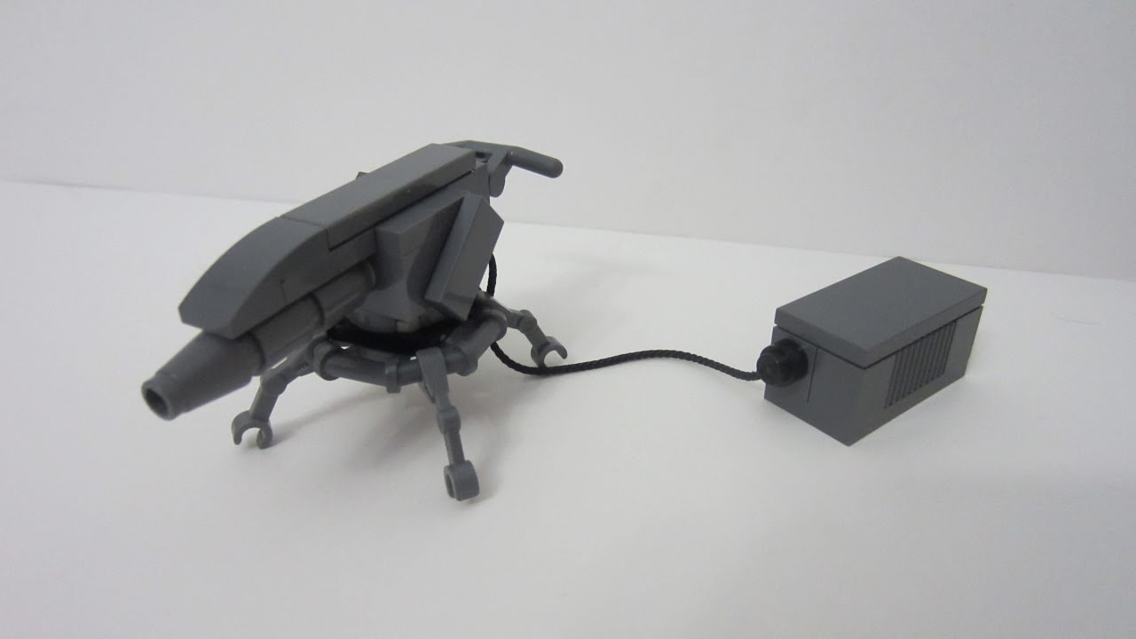 Lego How To: Clone Wars Turret - YouTube