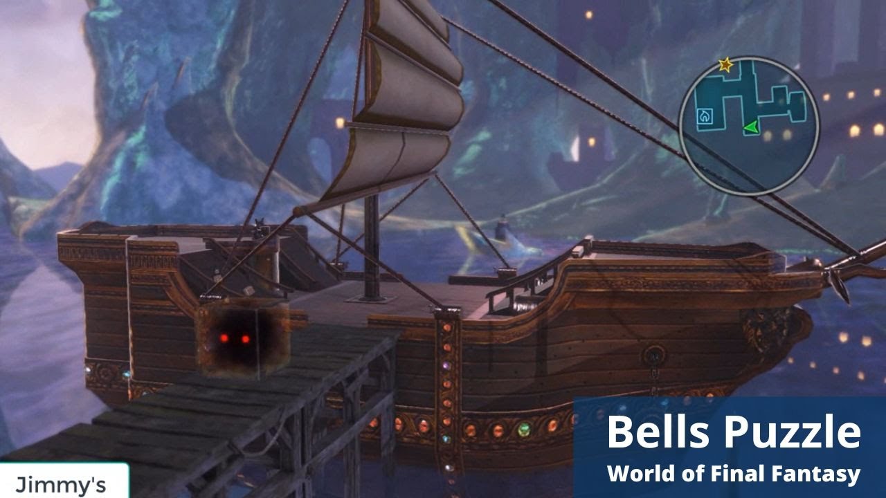 World of Final Fantasy - Bells Puzzle in Soronia Docks - YouTube