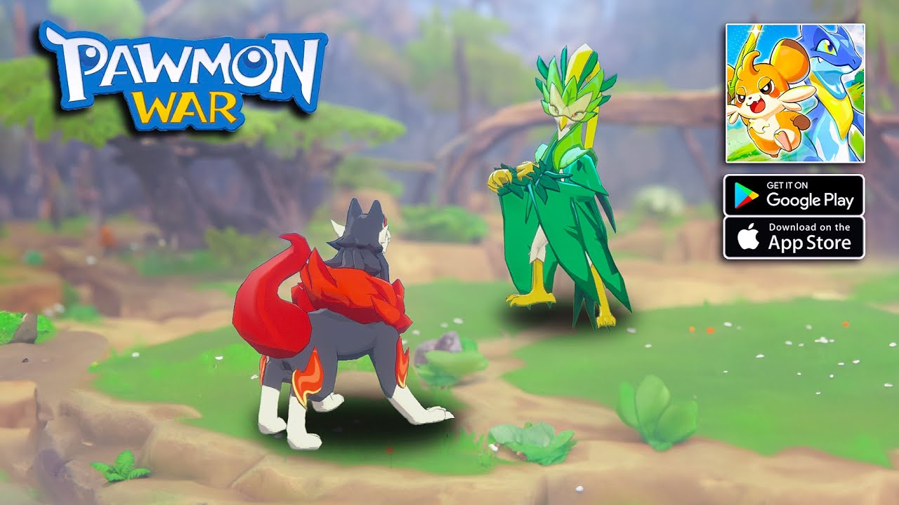 Pawmon War - Official Launch Gameplay (Android/iOS) - YouTube