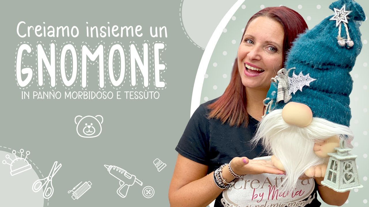 Come realizzare uno gnomo ne (Gnomone) con barba e tessuto ...